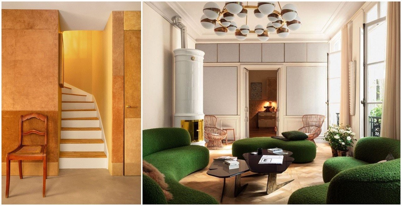 Μια πολυτελής κατοικία στο Παρίσι συνδυάζει με μαεστρία το old & new design