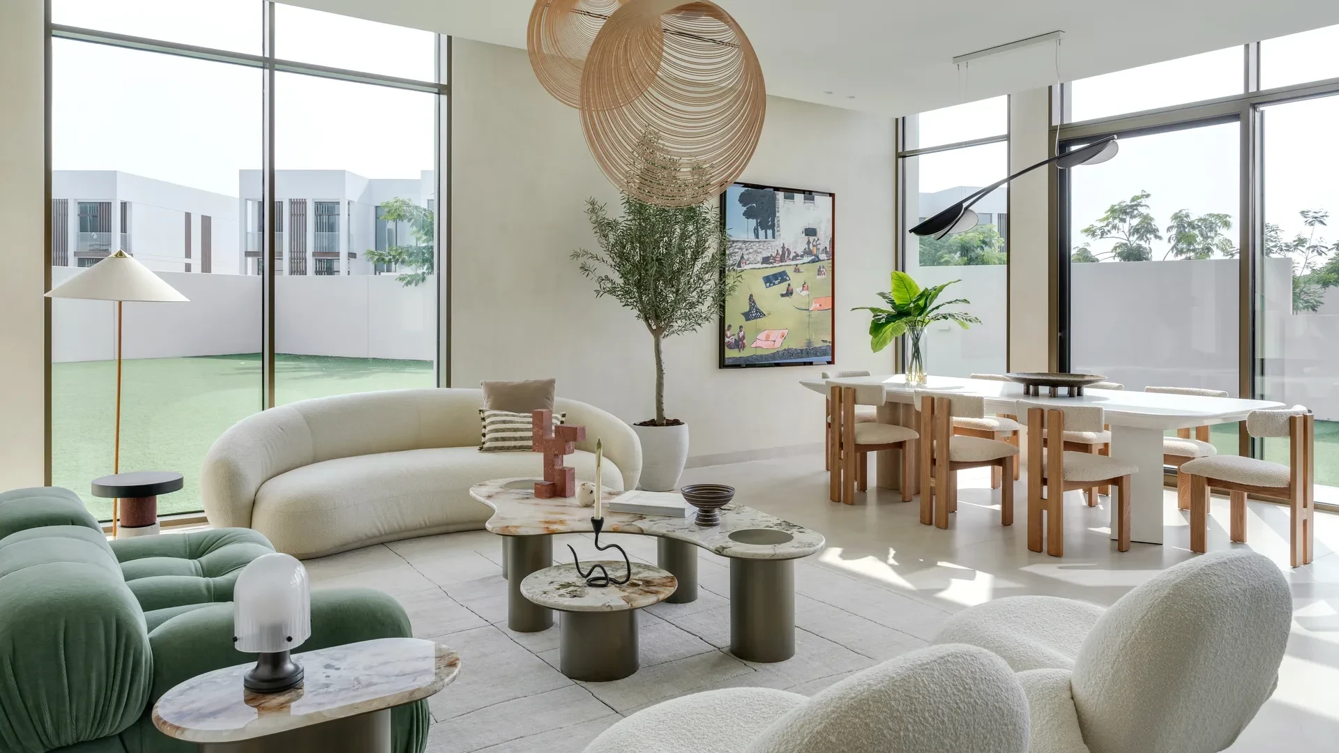 Μια family-friendly βίλα στο Άμπου Ντάμπι σε ύφος Japandi που συνδυάζει ...