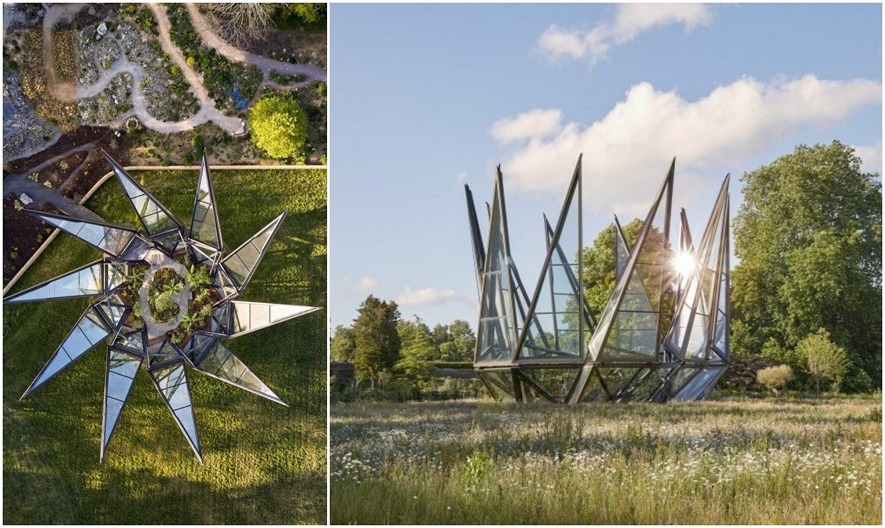 Ένα εντυπωσιακό Glasshouse με μοναδικό design στο ιστορικό Woolbeding ...